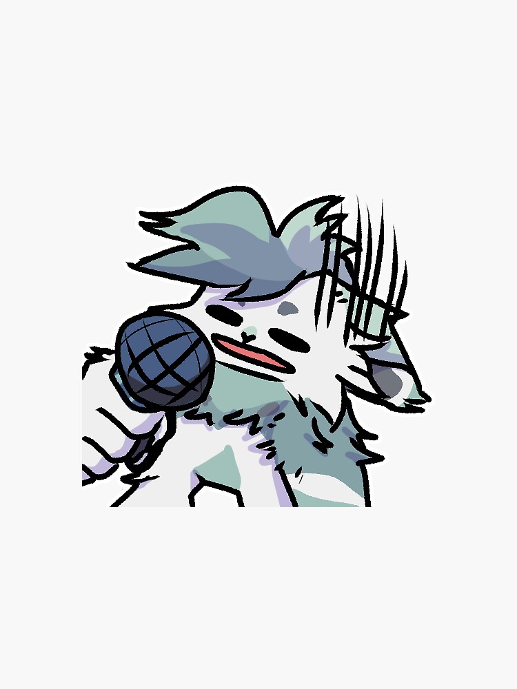 "FNF furry" Sticker for Sale by dominobear | Redbubble