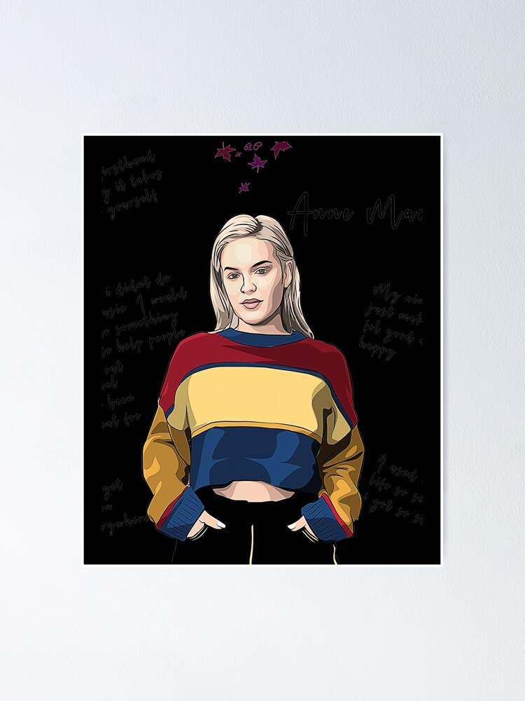 "Anne Marie Singer Beautiful" Poster for Sale by Amorybrand | Redbubble