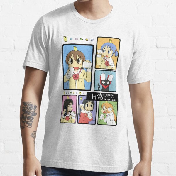 "Nichijou - poster" T-shirt for Sale by BaryonyxStore | Redbubble ...
