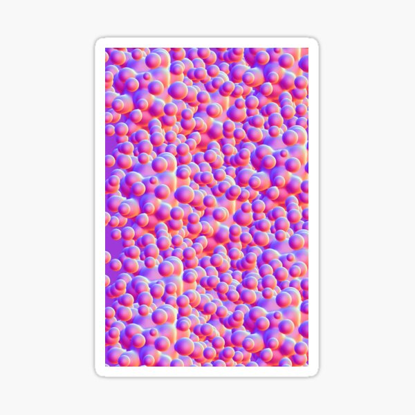 "3d gradient pink shapes" Sticker for Sale by Caringinger24 | Redbubble