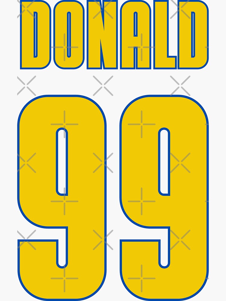 " Aaron Donald" Sticker for Sale by Zinour | Redbubble
