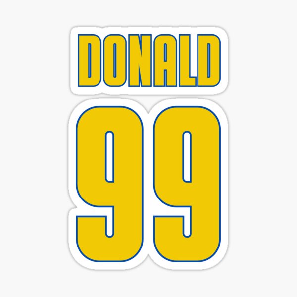 " Aaron Donald" Sticker for Sale by Zinour | Redbubble