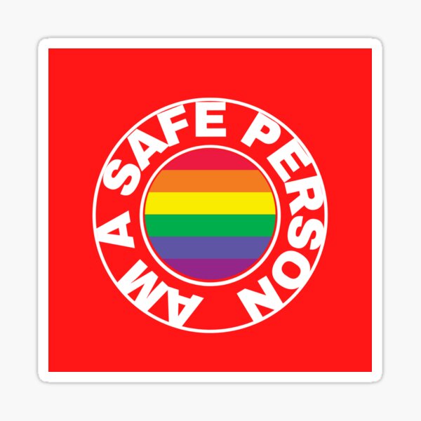 " Pride Month Ally Safe Person, LGBTQ For Ally, Safe Space Pride Shirt ...