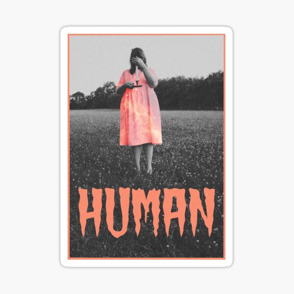 "human poster" Sticker for Sale by kristin-howell | Redbubble