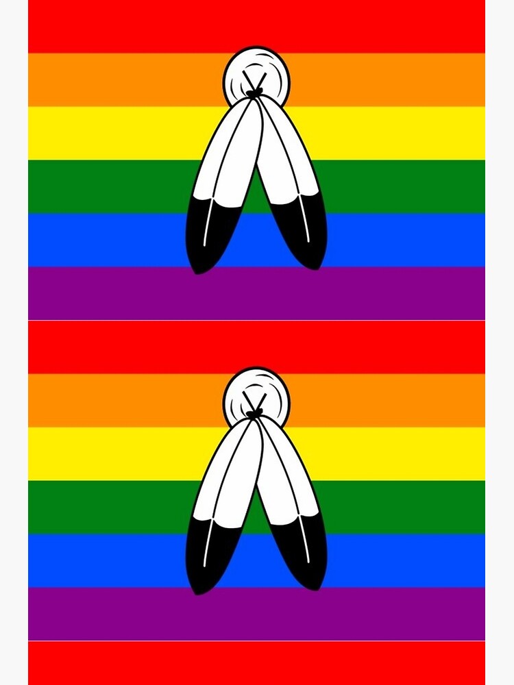 "Two-Spirit Pride Flag Striped" Poster for Sale by JGVentures | Redbubble