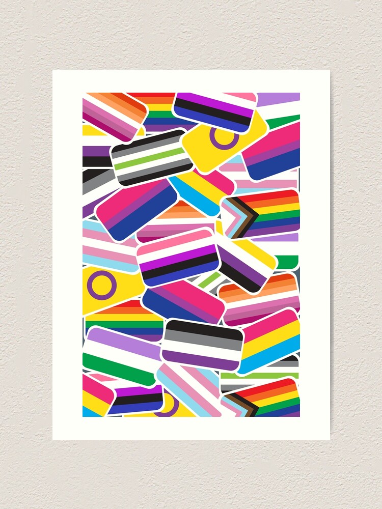 Pride Flag Collection Lgbtq Sexual Identity Pride Flags Collection Art Print For Sale By 