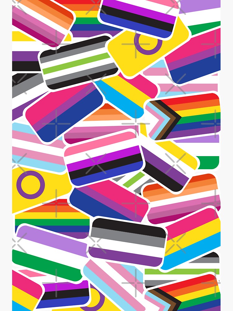"Pride Flag Collection - LGBTQ+ sexual identity pride flags collection ...