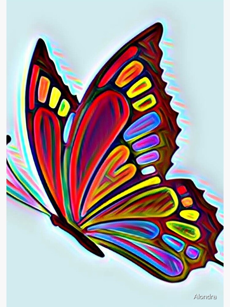 Mariposa Colorido Abstracto