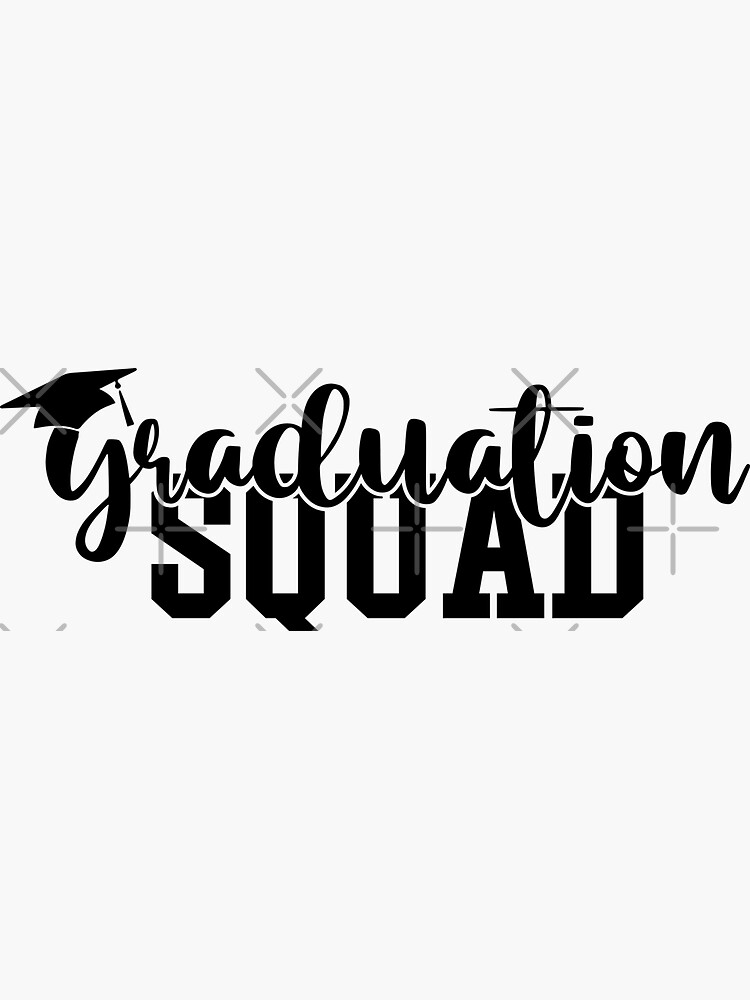 "graduation squad" Sticker for Sale by Ashi17 | Redbubble