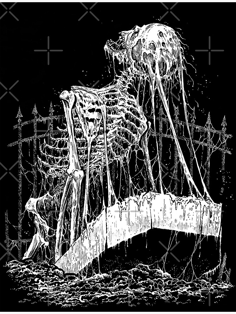 "Death Awakening Skeleton Buried Zombie in cemetery at dark night ...