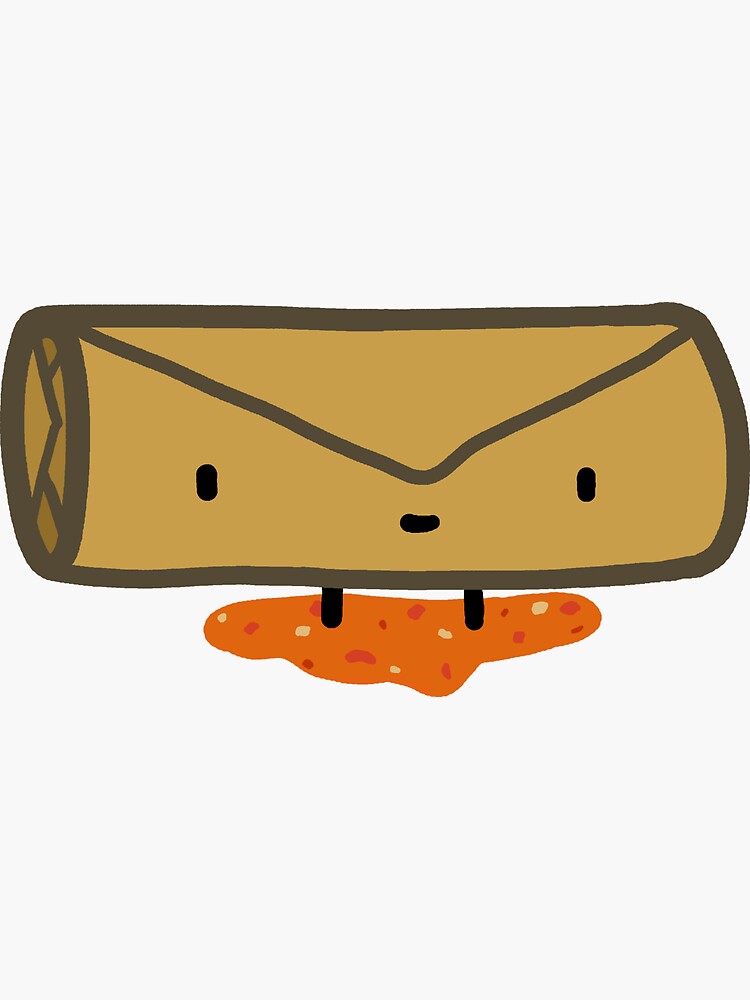 "Spring Roll Doodle" Sticker for Sale by maxfroh | Redbubble