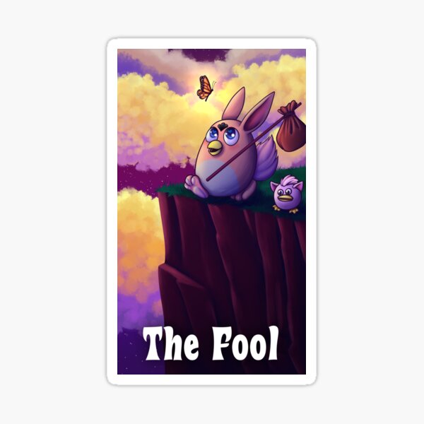 "The Fool" Sticker for Sale by Sugar-Junkie | Redbubble