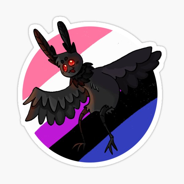 " Mothman Pride Flags- Genderfluid" Sticker for Sale by fruitbat55 ...