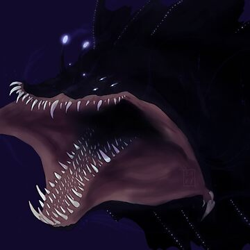 "Thalassophobia" Poster for Sale by InkyFoxCorner | Redbubble