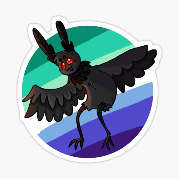 "Mothman Pride Flags- MLM" Sticker for Sale by fruitbat55 | Redbubble