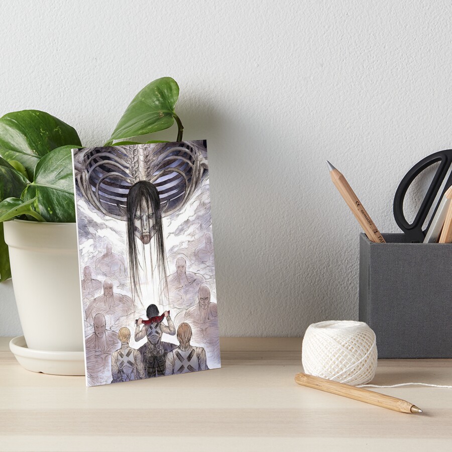 "Army of Colossal Titans" Art Board Print for Sale by Kurama-store ...