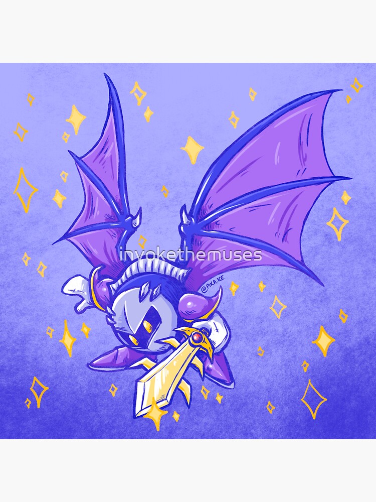 "Metaknight" Sticker for Sale by invokethemuses | Redbubble