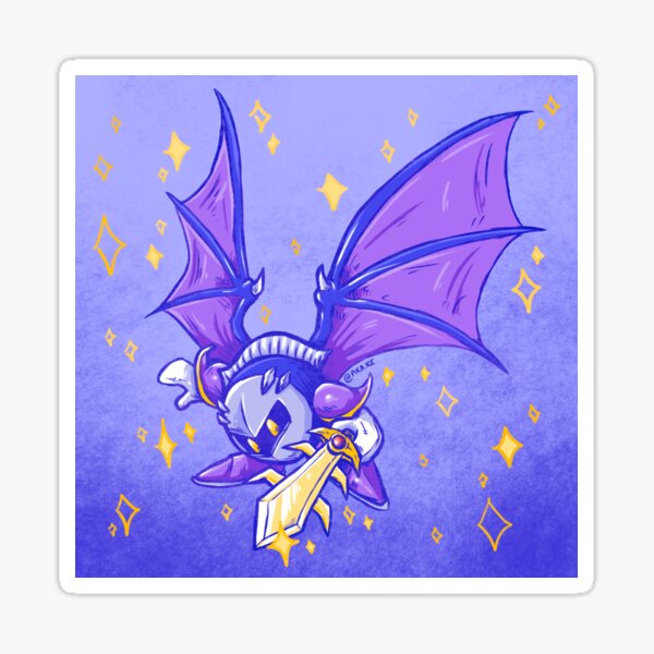 "Metaknight" Sticker for Sale by invokethemuses | Redbubble