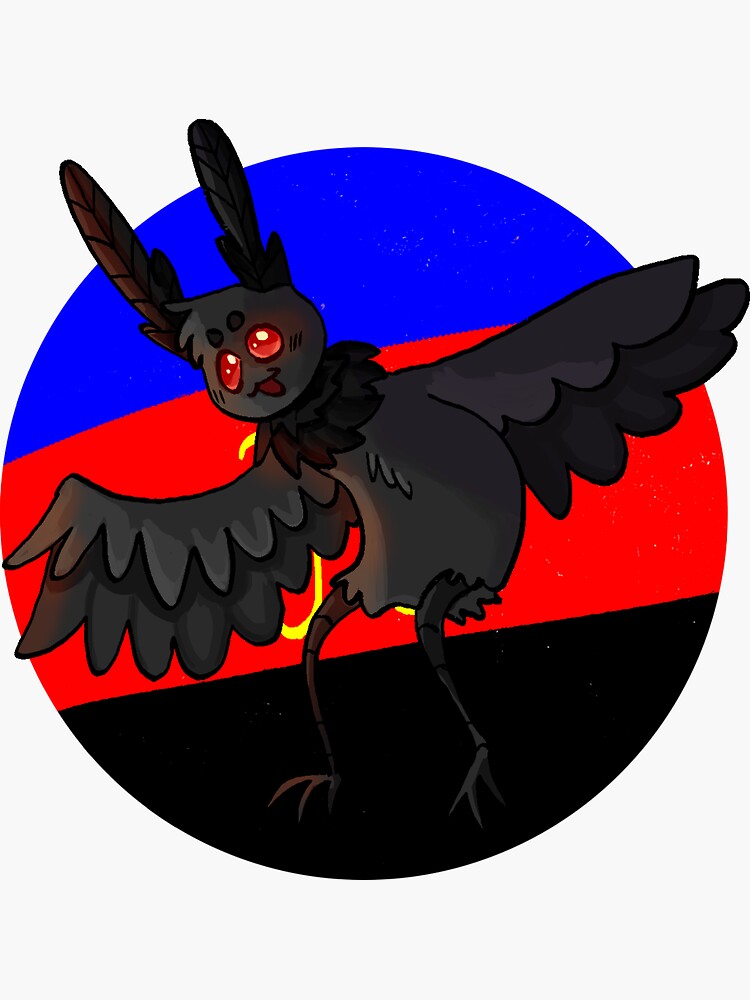 "Mothman Pride Flags- Polyamorous" Sticker by fruitbat55 | Redbubble