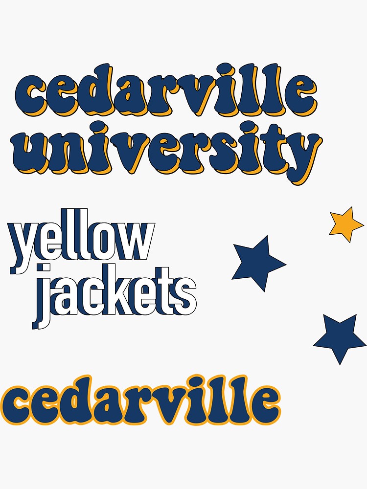 Cedarville University Sticker Pack Sticker For Sale By Kayleeoconnor