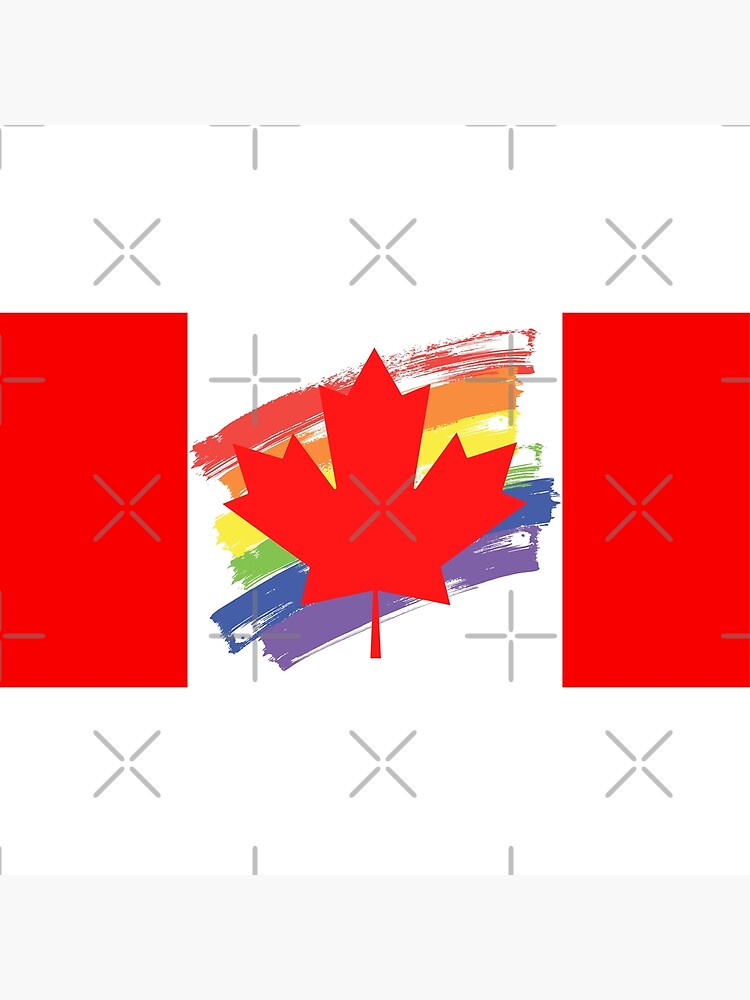 "LGBTQ Canada Gay Pride Flag" Poster for Sale by DainaKHunt | Redbubble