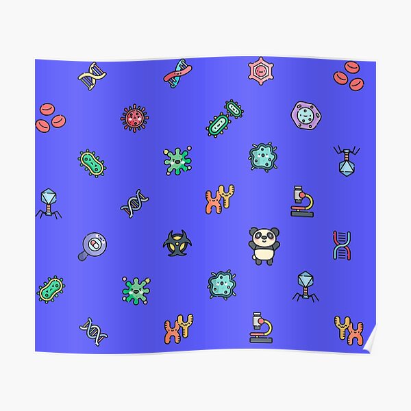 "Kawaii Biology " Poster for Sale by cnadia | Redbubble
