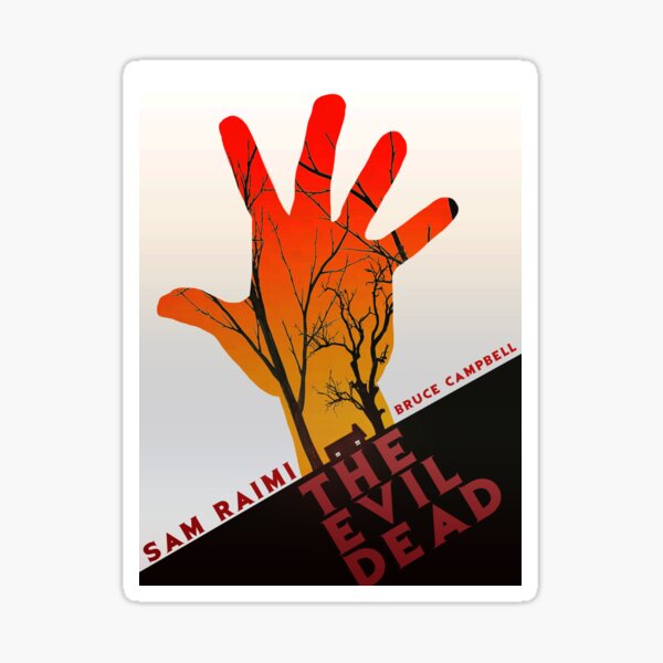 "Evil Dead Vintage Fanposter" Sticker for Sale by MC141200 | Redbubble