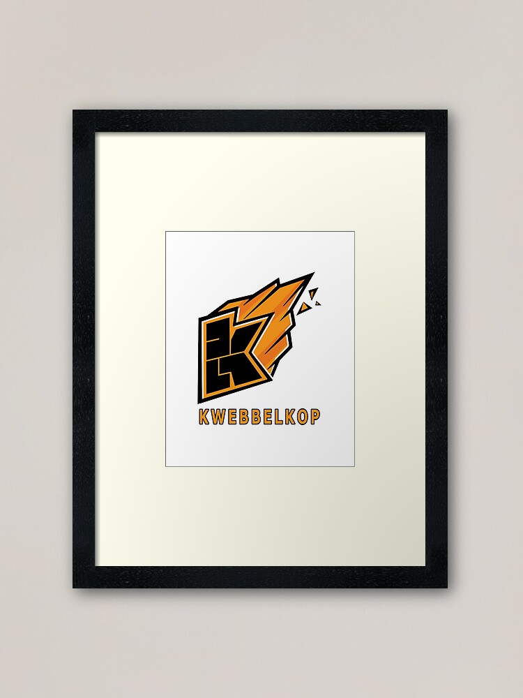 "kwebbelkop logo youtube video game yt " Framed Art Print for Sale by ...