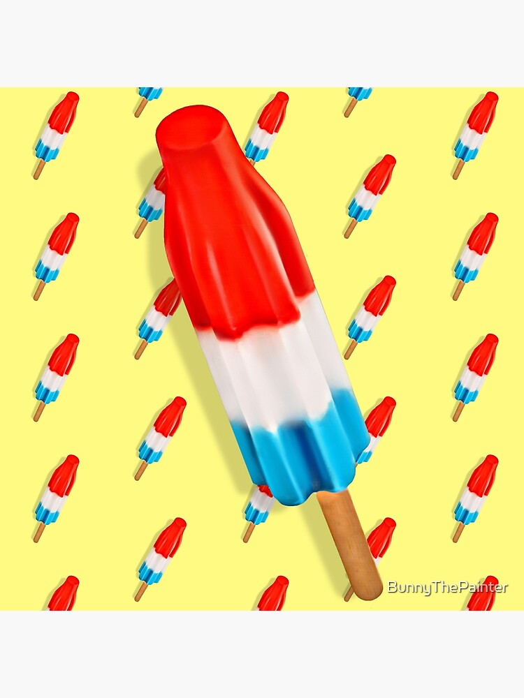 "Red White and Blue Rocket Pop Pattern" Poster for Sale by ...