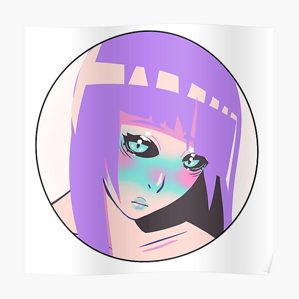 "Neon Girl" Poster for Sale by sheep-in-a-box | Redbubble