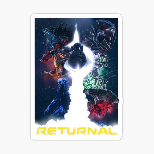 "returnal gaming" Sticker for Sale by astaslayer | Redbubble