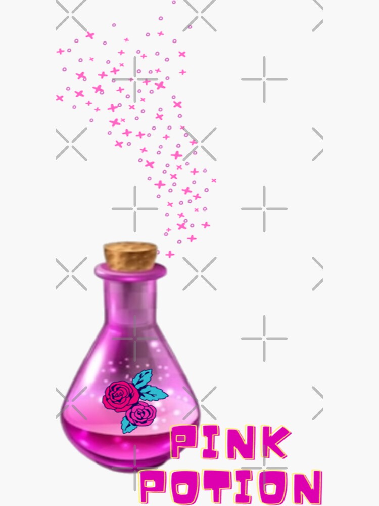 "Pink Magic Potion" Sticker for Sale by Eshions | Redbubble
