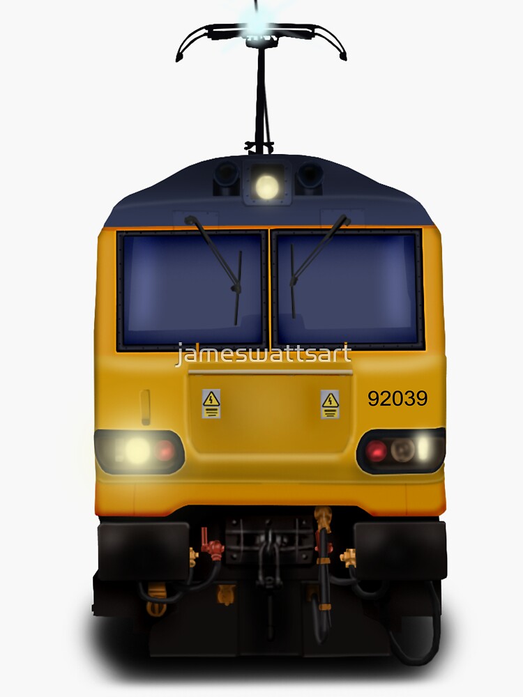 "Class 92" Sticker for Sale by jameswattsart | Redbubble