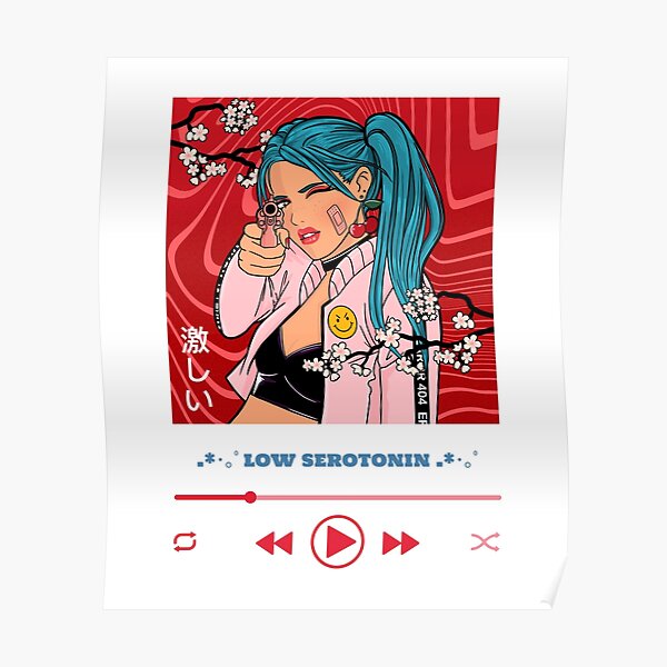 Low Serotonin Album Cover Poster For Sale By Mediascape Redbubble