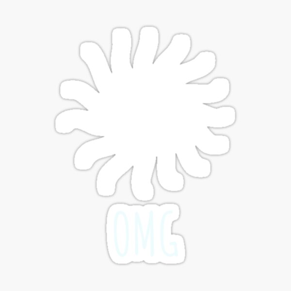 "OMG" Sticker for Sale by SugarLady | Redbubble