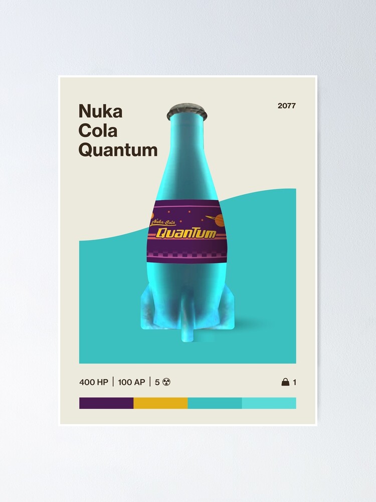 "Nuka Cola Quantum Inspired Poster" Poster for Sale by MichaelCatelli ...