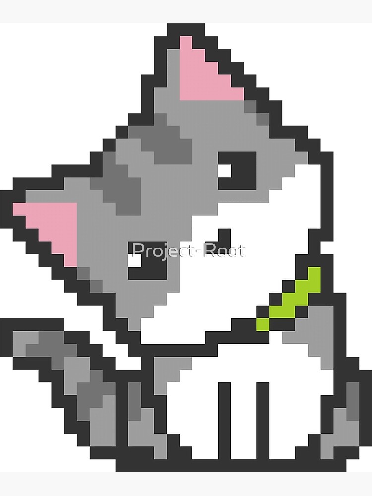 "PixCat" Poster for Sale by Project-Root | Redbubble