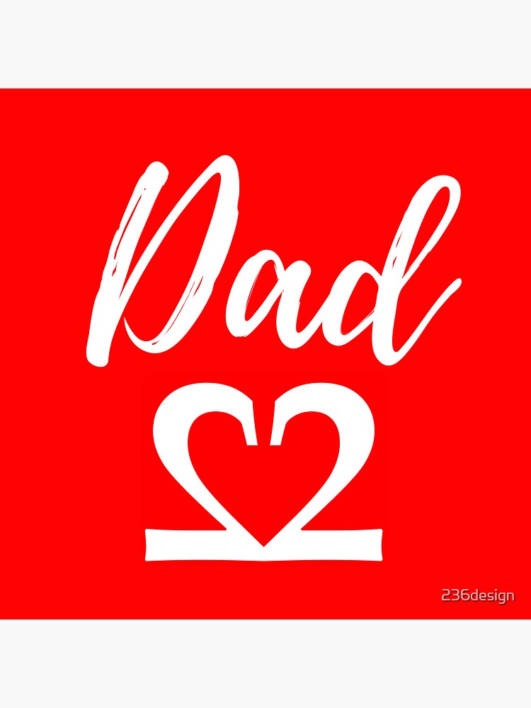 "Father's Day, Dad 22" Sticker for Sale by 236design | Redbubble