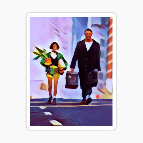 "Leon the professional" Sticker for Sale by Musaic | Redbubble