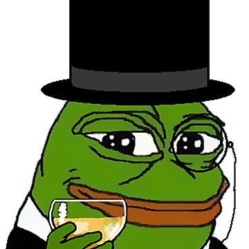 "Tuxedo pepe" Sticker for Sale by iReptile | Redbubble
