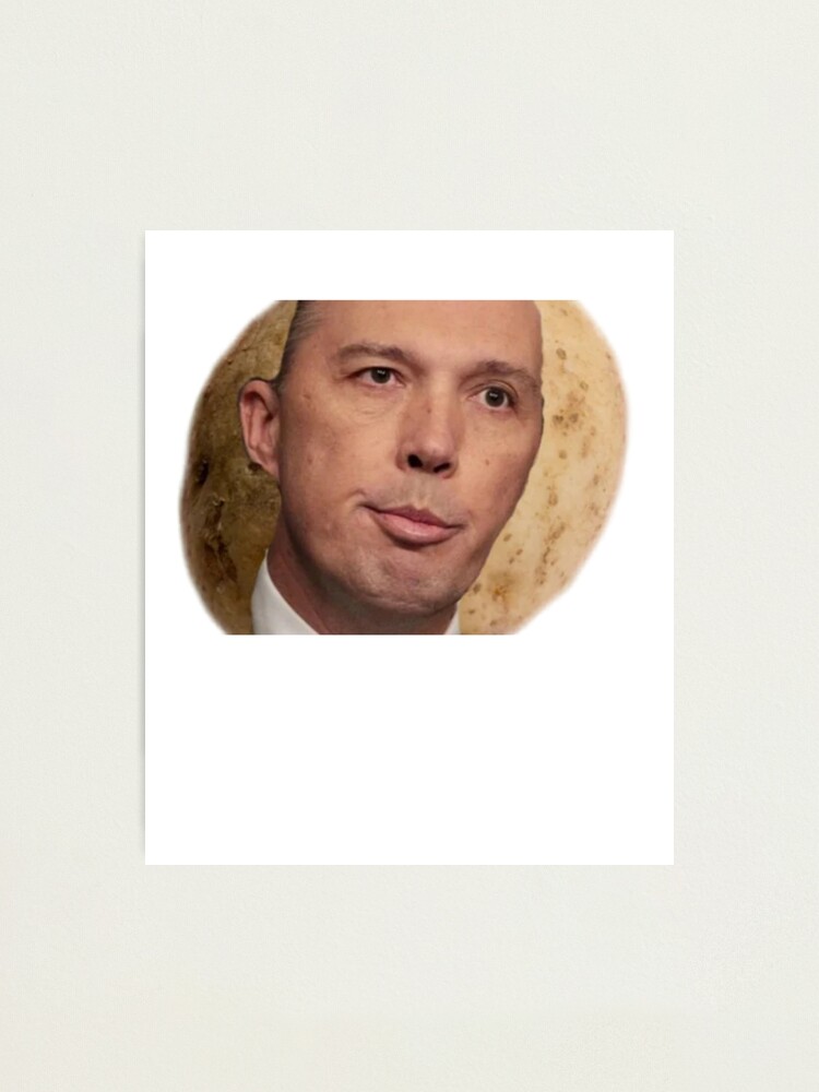 "Potato peter dutton- funny peter dutton meme" Photographic Print for ...
