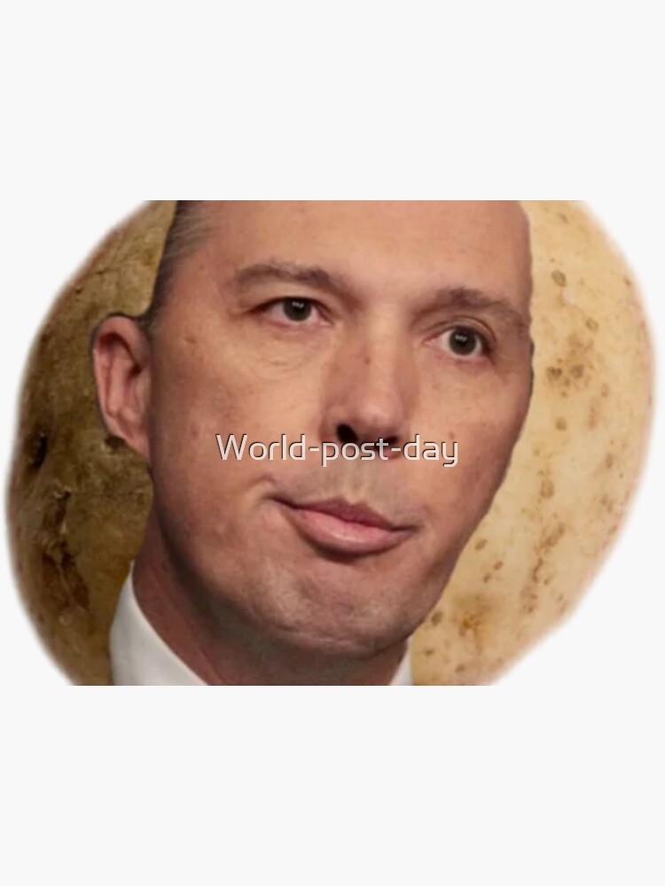 "Potato peter dutton- funny peter dutton meme" Sticker for Sale by ...