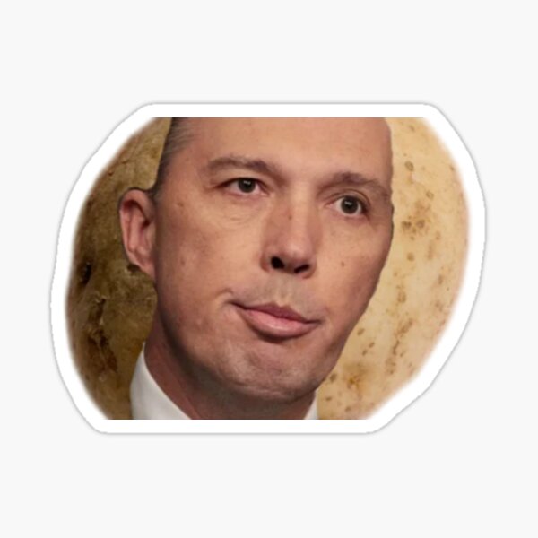 "Potato peter dutton- funny peter dutton meme" Sticker for Sale by ...