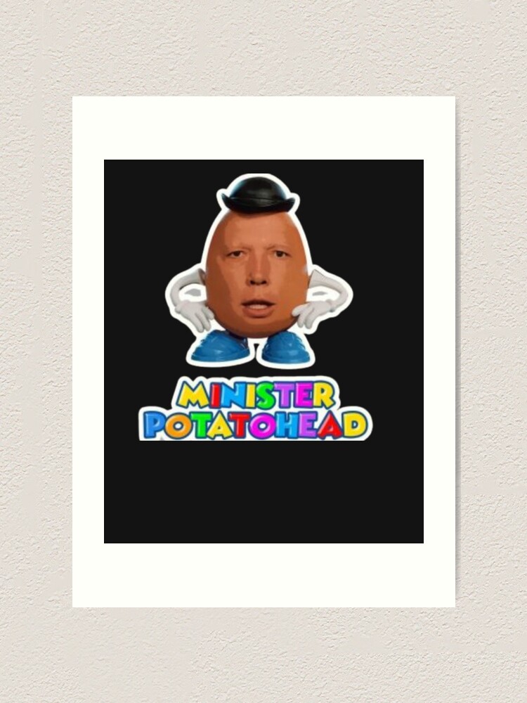 "Potato peter dutton- funny peter dutton meme potatohead" Art Print for ...