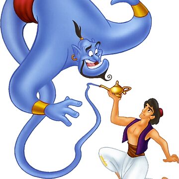 "Aladdin and his ghost from the lamp" Poster for Sale by Jovica111 ...
