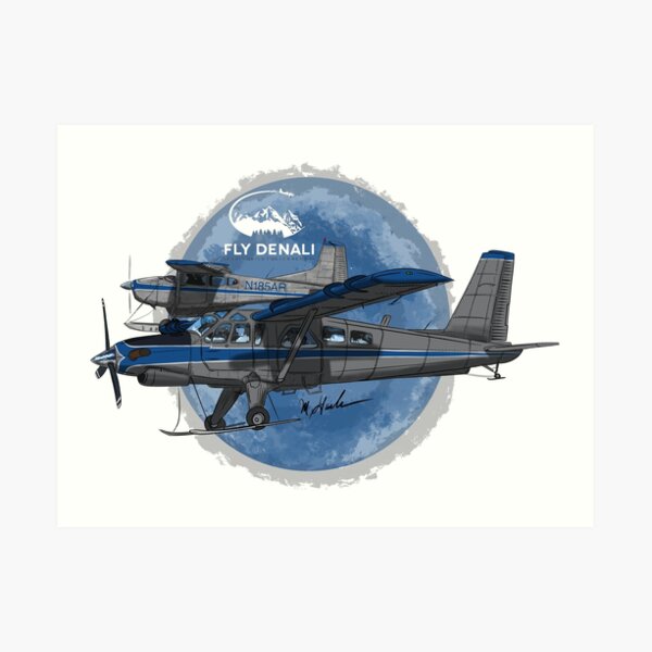 "Fly Denali formation flight beaver cessna" Art Print for Sale by ...