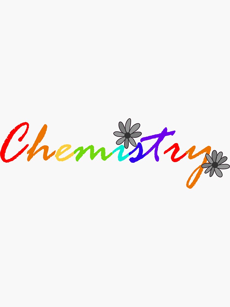 "Chemistry Flowers- Pride month" Sticker for Sale by ECKDesign | Redbubble
