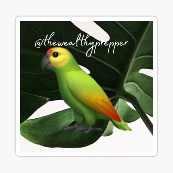 "Polly The Prepper Parrot Stacks Lotsa Crackers by The Wealthy Prepper ...