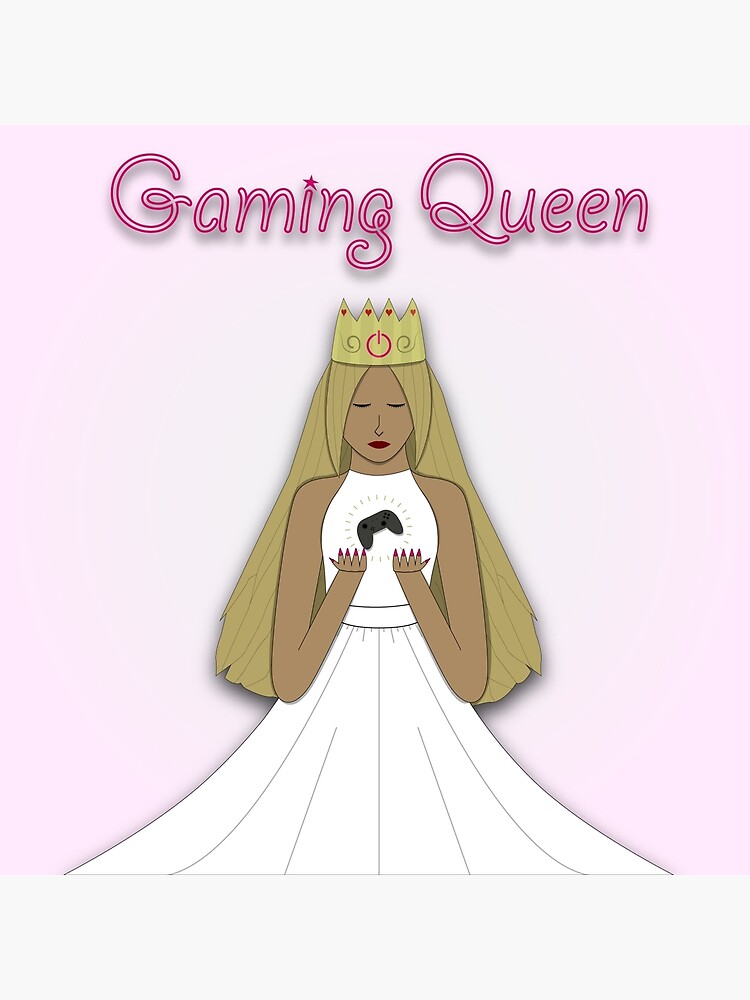 "Gaming Queen V4" Poster for Sale by royalbrisa | Redbubble