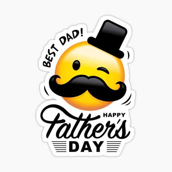 " Best Dad Father's Day Emoji Dad Shirt for Men, Funny Father's Day ...